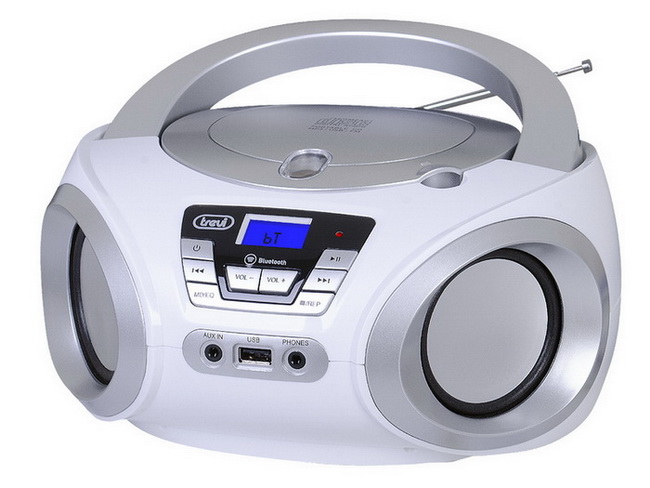 Техномаркет - TREVI CMP 544 PORTABLE RADIO/CD/MP3 PLAYER WHITE